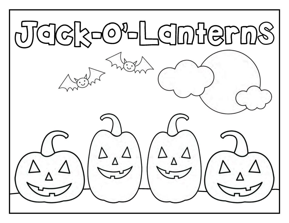 Jack O Lantern Coloring Pages – Mary Martha Mama