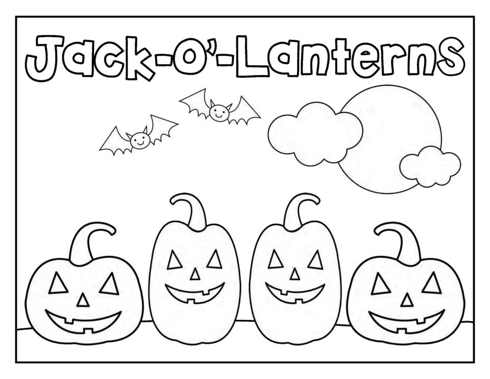Jack O Lantern Coloring Pages – Mary Martha Mama