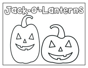 Jack O Lantern Coloring Pages – Mary Martha Mama