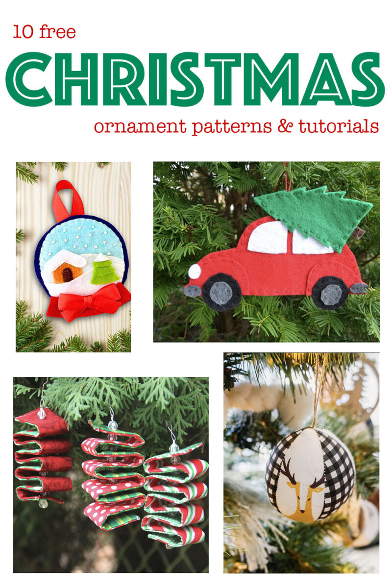 Christmas Ornament Patterns and Tutorials – Mary Martha Mama