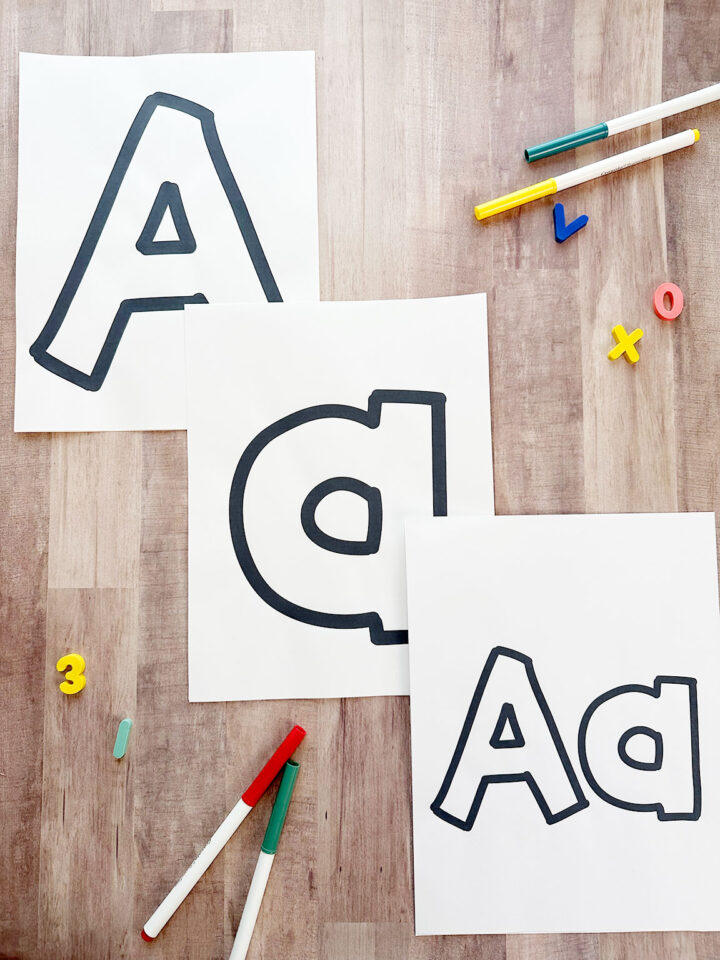 Letter A Printable | Free PDFs and Worksheets – Mary Martha Mama