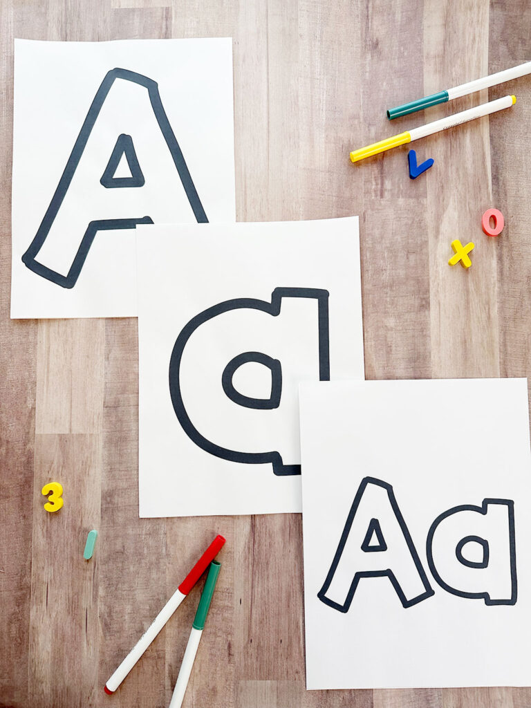 Letter A Printable | Free PDFs and Worksheets – Mary Martha Mama