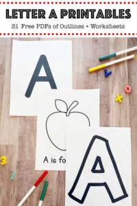 Letter A Printable | Free PDFs and Worksheets – Mary Martha Mama
