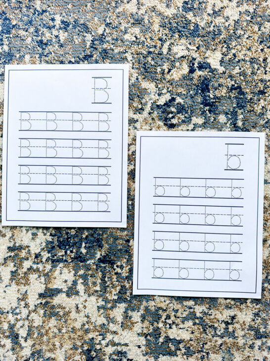 Letter B Printable | Free PDFs and Worksheets – Mary Martha Mama