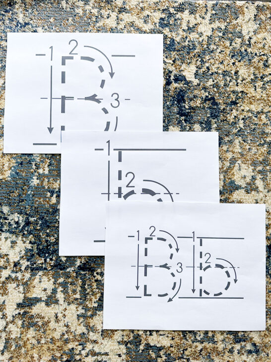 Letter B Printable | Free PDFs and Worksheets – Mary Martha Mama