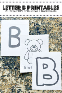 Letter B Printable | Free PDFs and Worksheets – Mary Martha Mama