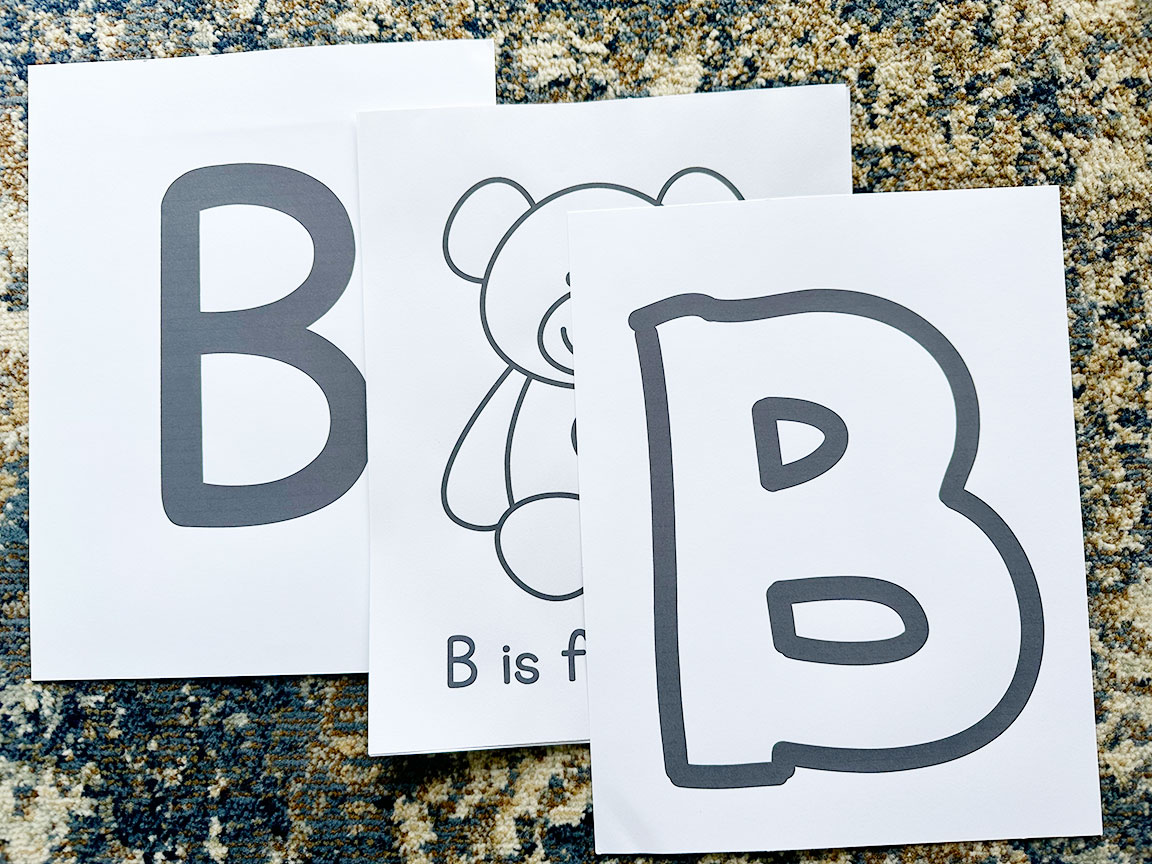 Letter B Printable | Free PDFs and Worksheets – Mary Martha Mama