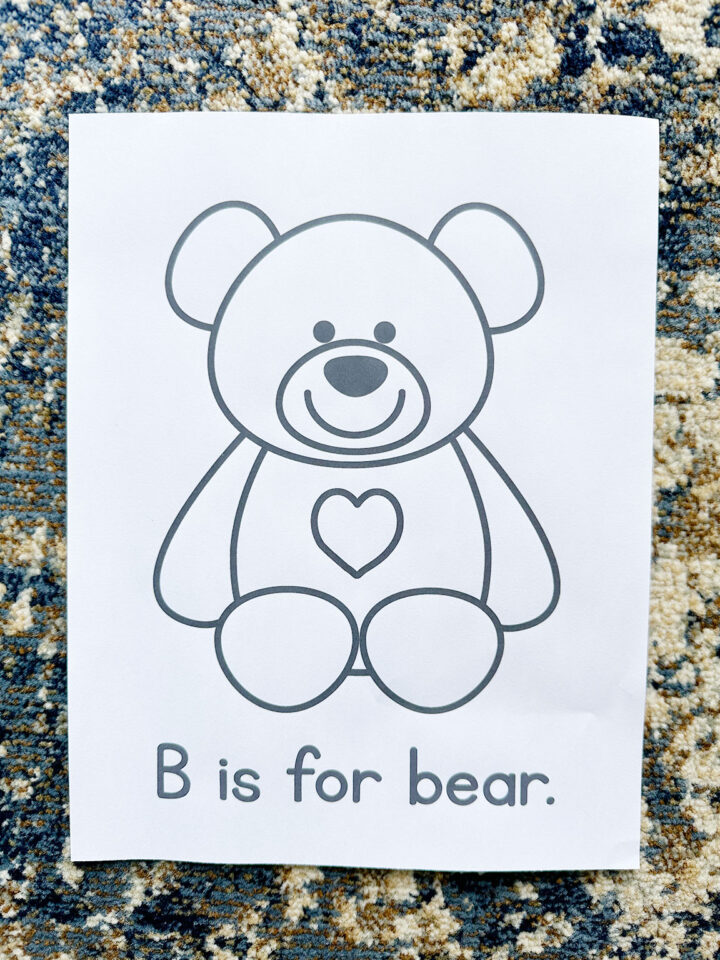 Letter B Printable | Free PDFs and Worksheets – Mary Martha Mama