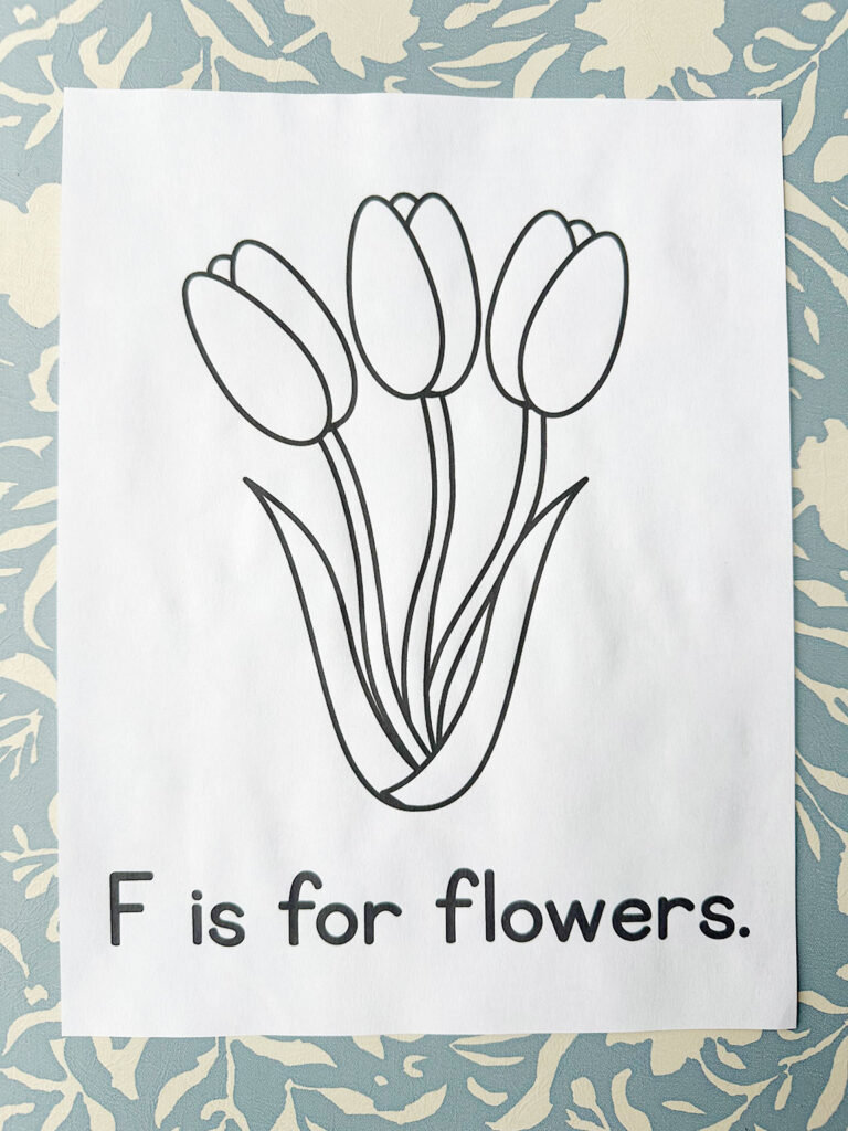 Letter F Printable | Free PDFs and Worksheets – Mary Martha Mama