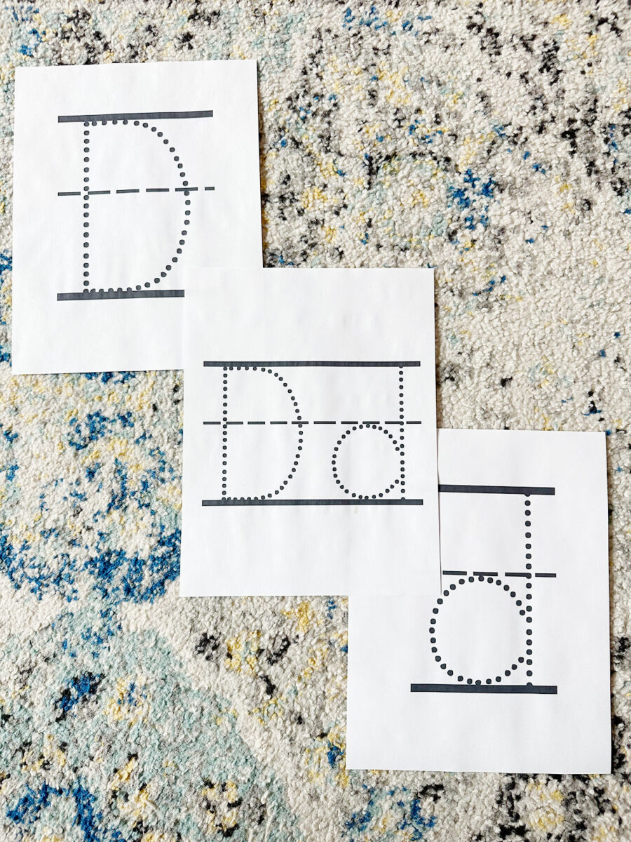 Letter D Printable | Free PDFs and Worksheets – Mary Martha Mama