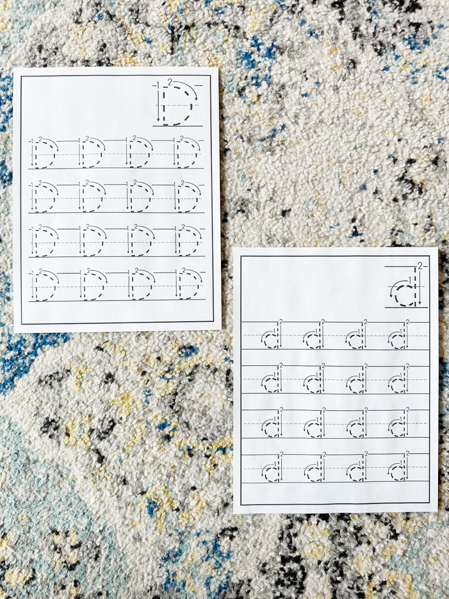 Letter D Printable | Free PDFs and Worksheets – Mary Martha Mama