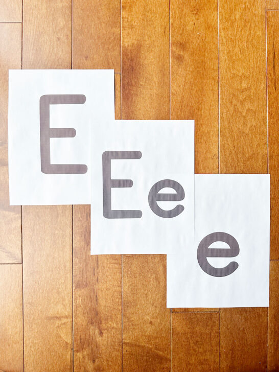 Letter E Printable | Free PDFs and Worksheets – Mary Martha Mama