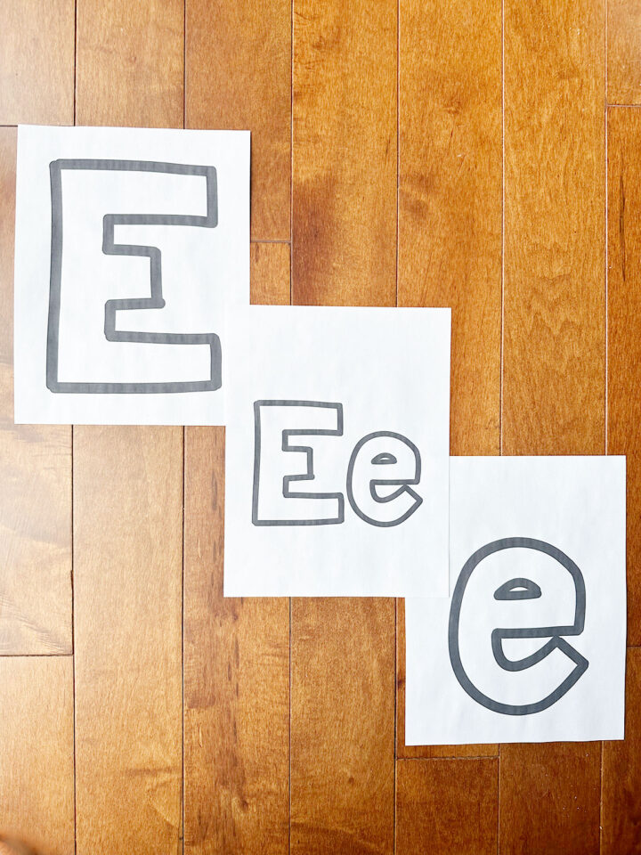 Letter E Printable | Free PDFs and Worksheets – Mary Martha Mama