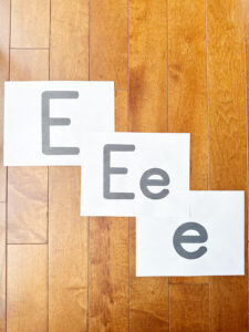 Letter E Printable | Free PDFs and Worksheets – Mary Martha Mama