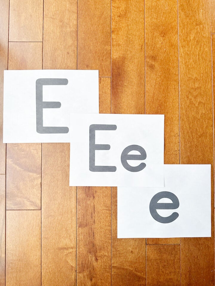 Letter E Printable | Free PDFs and Worksheets – Mary Martha Mama