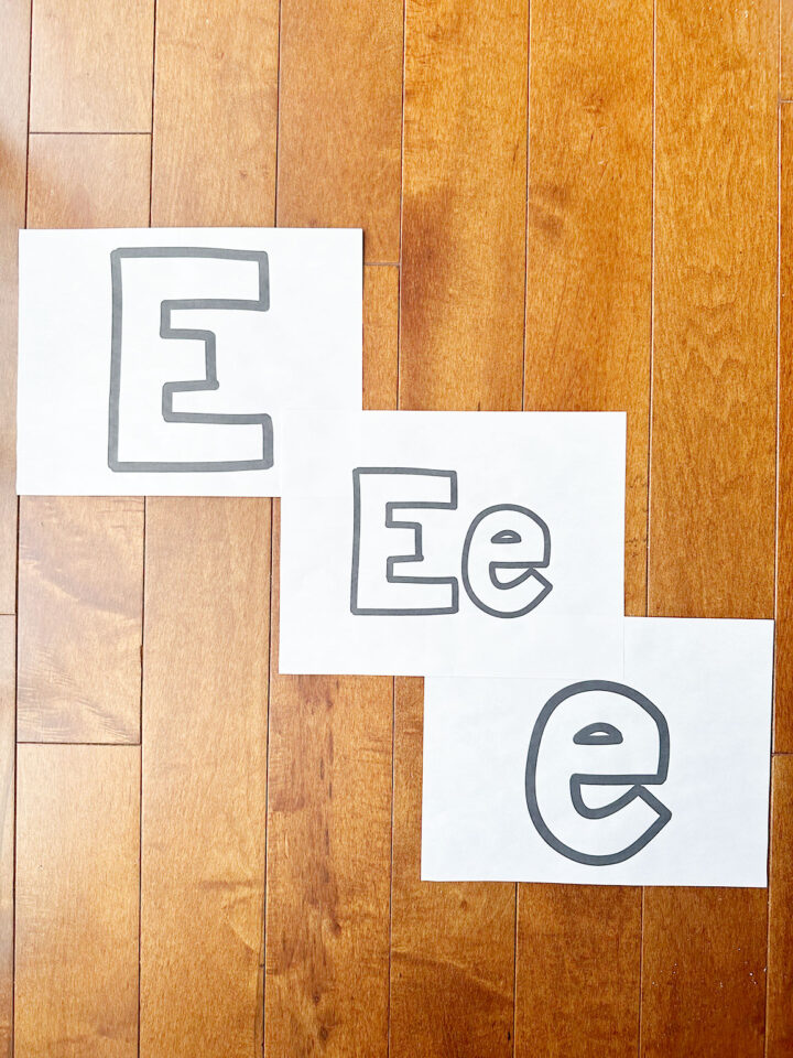 Letter E Printable | Free PDFs and Worksheets – Mary Martha Mama