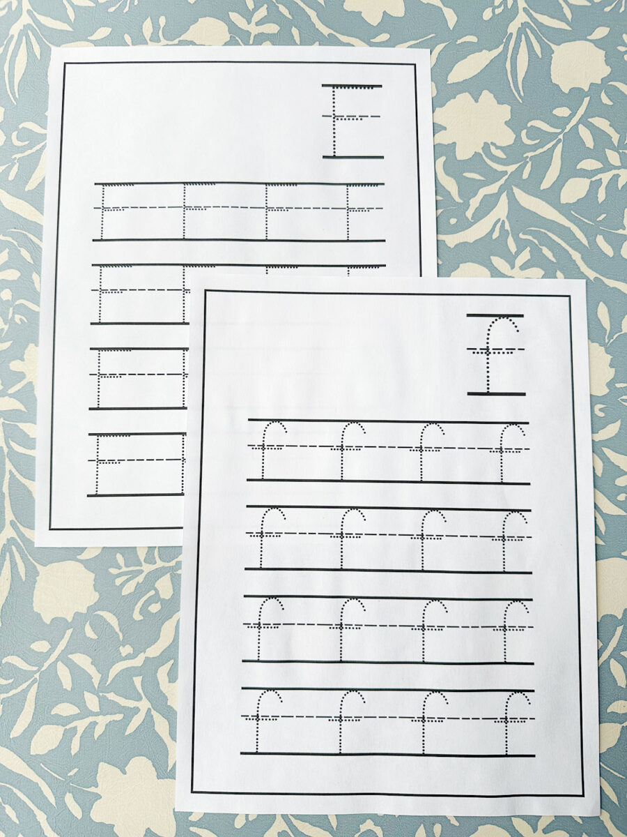 Letter F Printable | Free PDFs and Worksheets – Mary Martha Mama