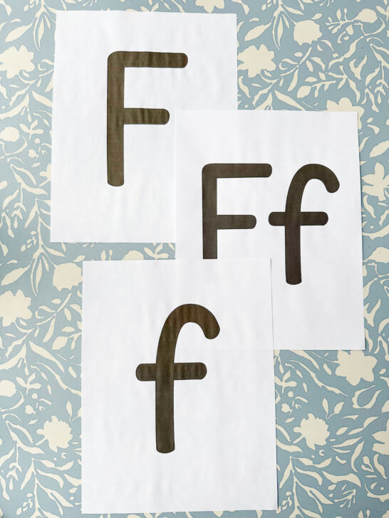 Letter F Printable | Free PDFs and Worksheets – Mary Martha Mama