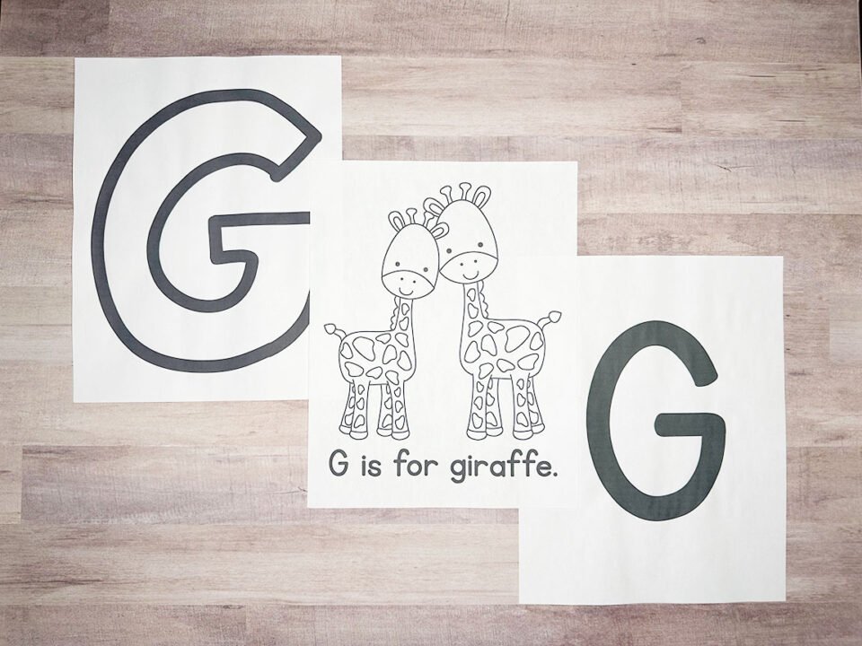 Letter G Printable | Free PDFs and Worksheets – Mary Martha Mama