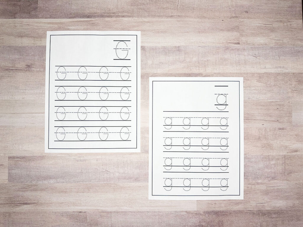 Letter G Printable | Free PDFs and Worksheets – Mary Martha Mama