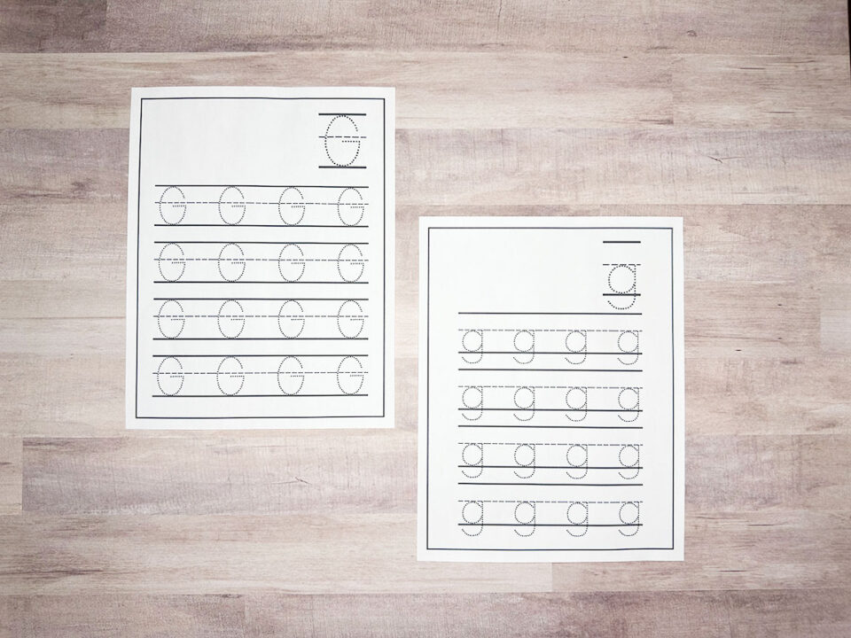 Letter G Printable | Free PDFs and Worksheets – Mary Martha Mama