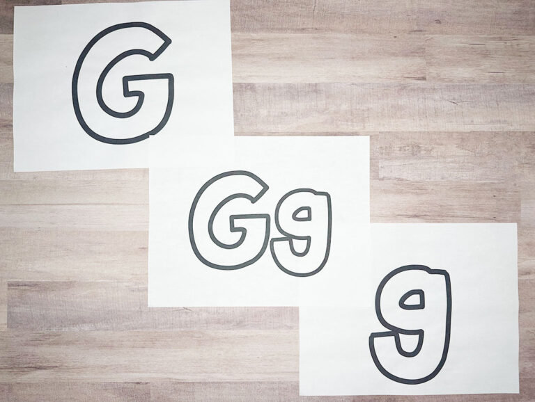 Letter G Printable | Free PDFs and Worksheets – Mary Martha Mama
