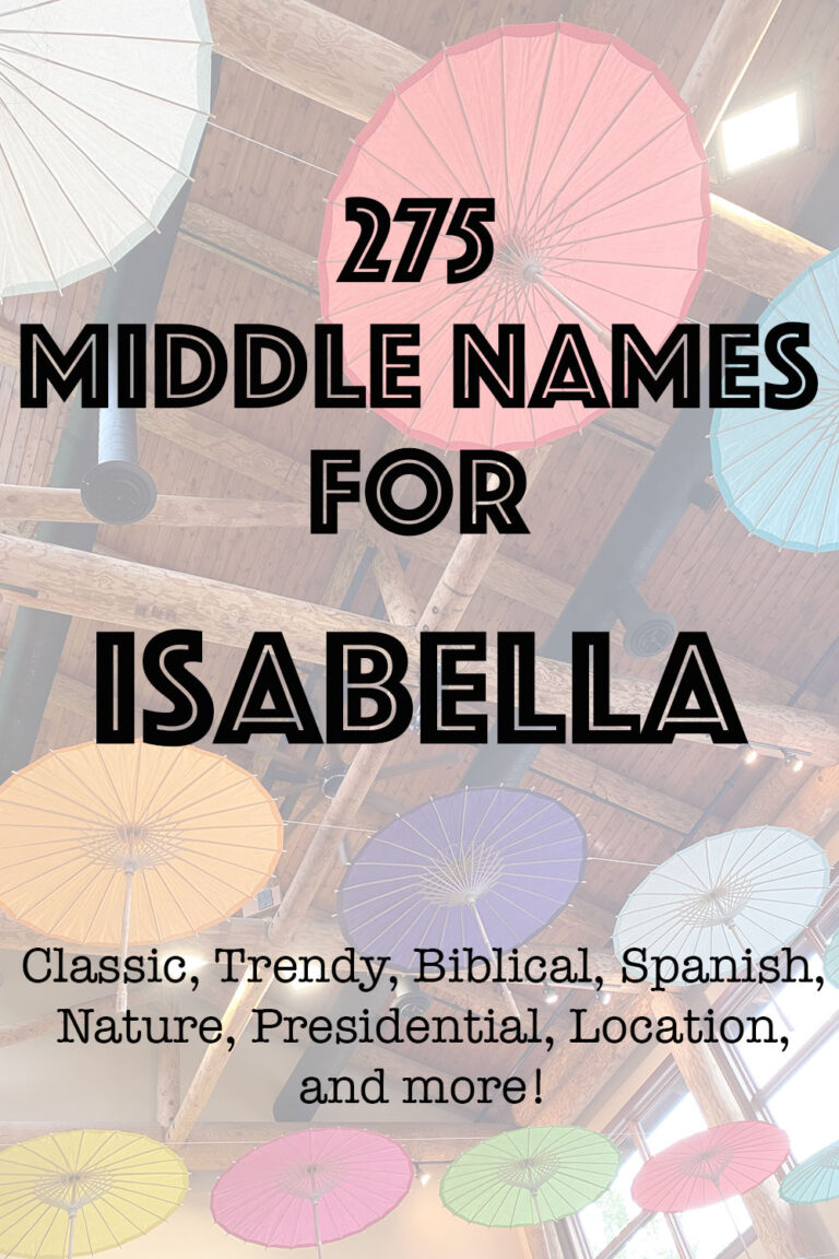 275 Middle Names for Isabella (from Cute to Classic) – Mary Martha Mama