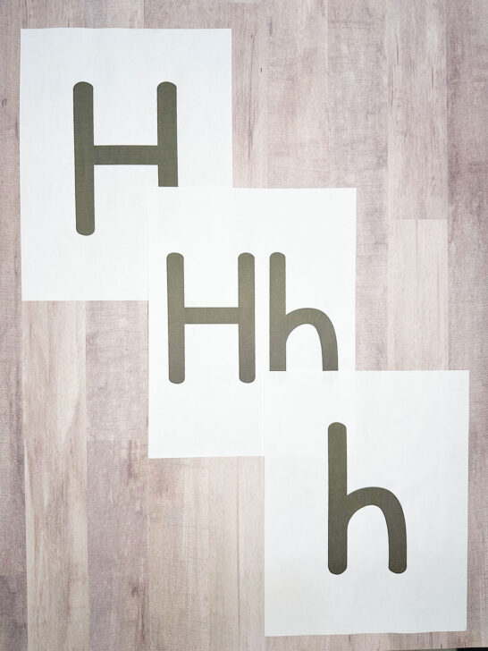 Letter H Printable | Free PDFs and Worksheets – Mary Martha Mama