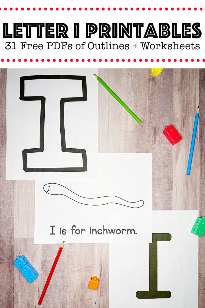 Letter I Printable | Free PDFs + Worksheets – Mary Martha Mama