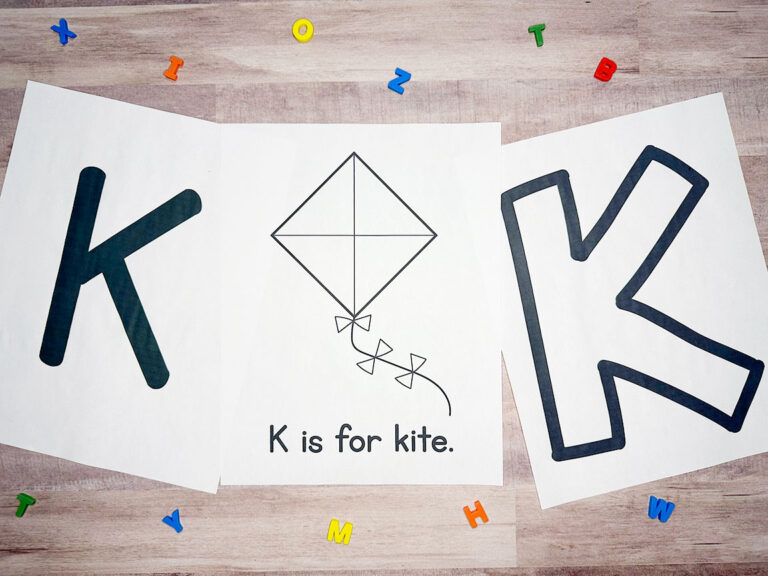 Letter K Printable | Free PDFs + Worksheets – Mary Martha Mama