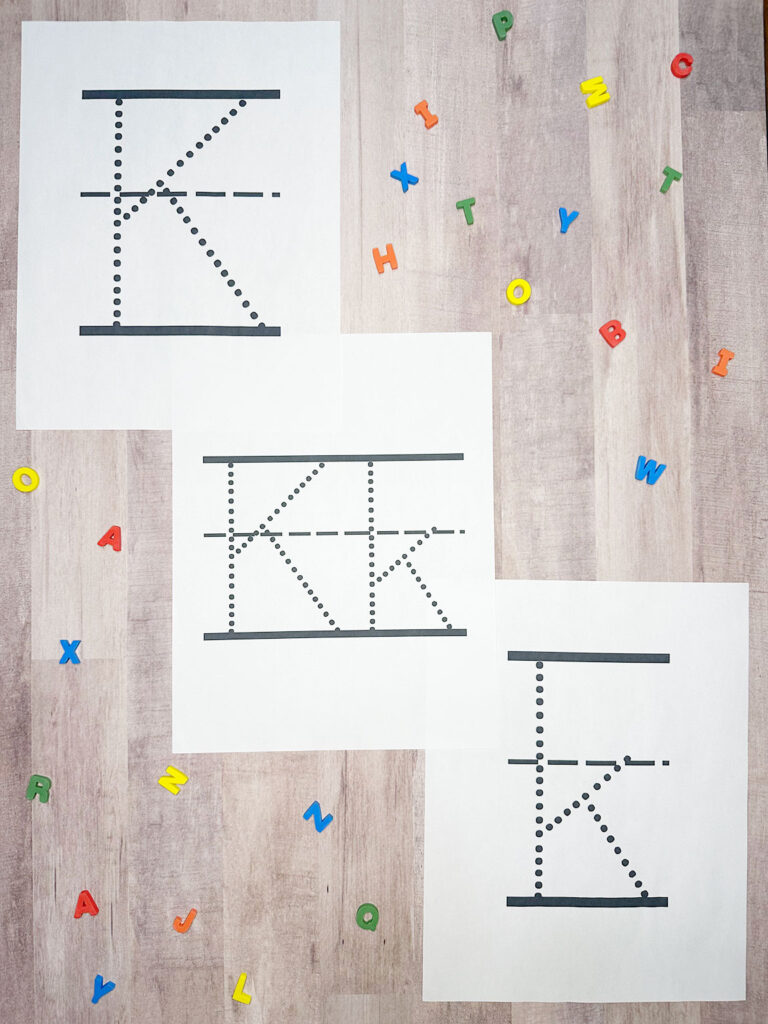 Letter K Printable | Free PDFs + Worksheets – Mary Martha Mama