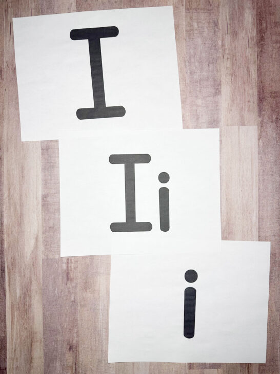 Letter I Printable | Free PDFs + Worksheets – Mary Martha Mama