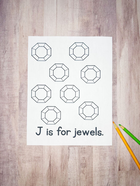 Letter J Printable | Free PDFs + Worksheets – Mary Martha Mama