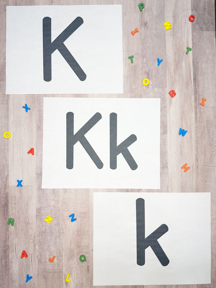 Letter K Printable | Free PDFs + Worksheets – Mary Martha Mama