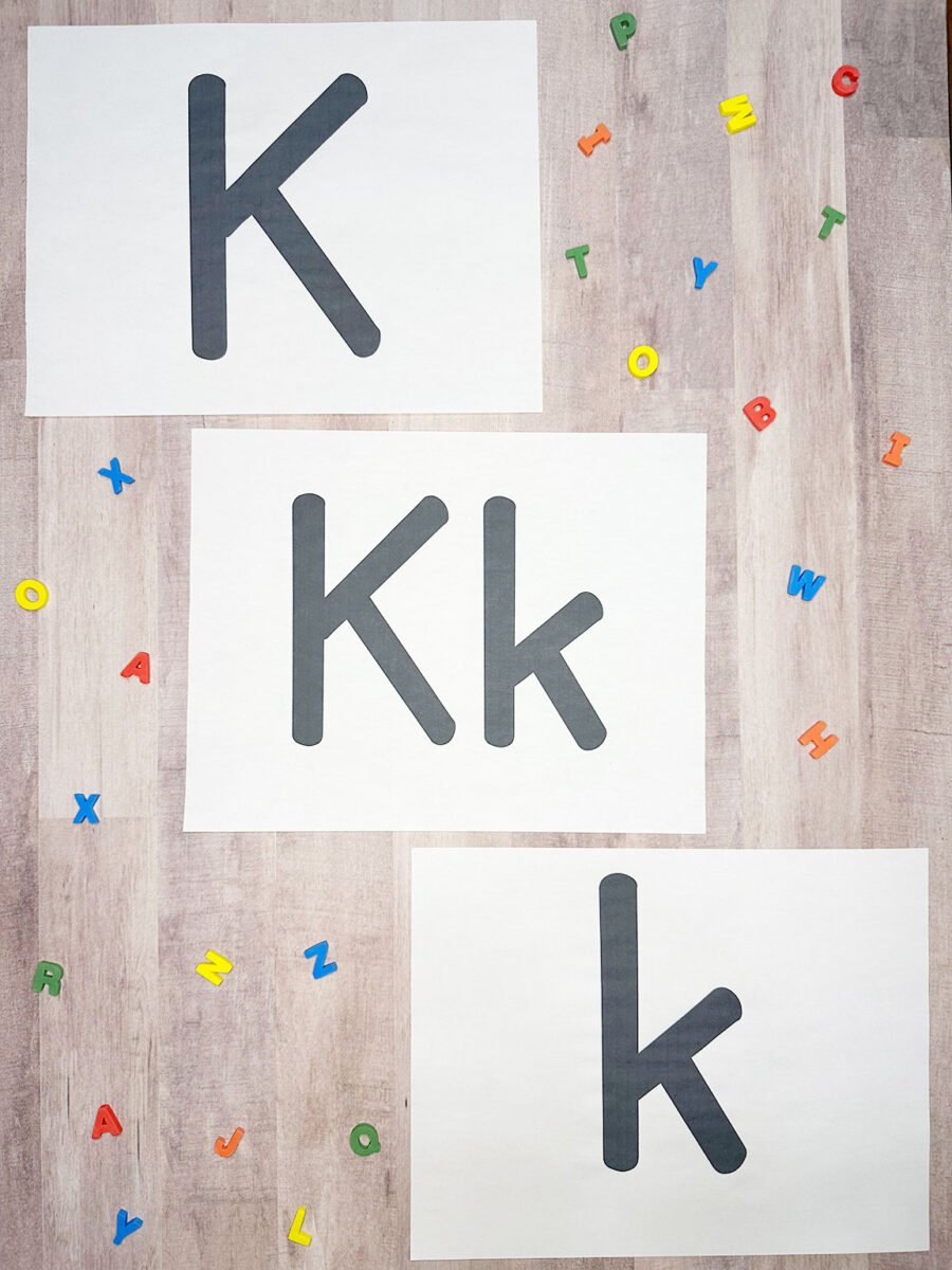 Letter K Printable | Free PDFs + Worksheets – Mary Martha Mama