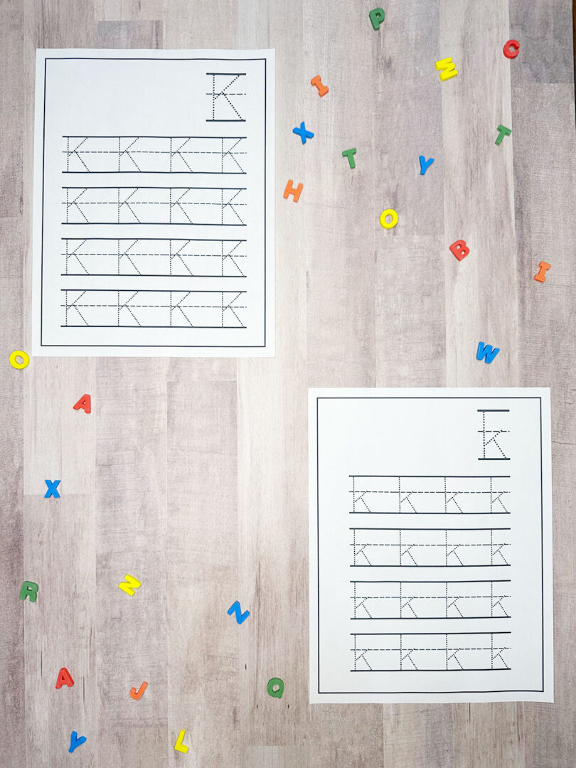 Letter K Printable | Free PDFs + Worksheets – Mary Martha Mama
