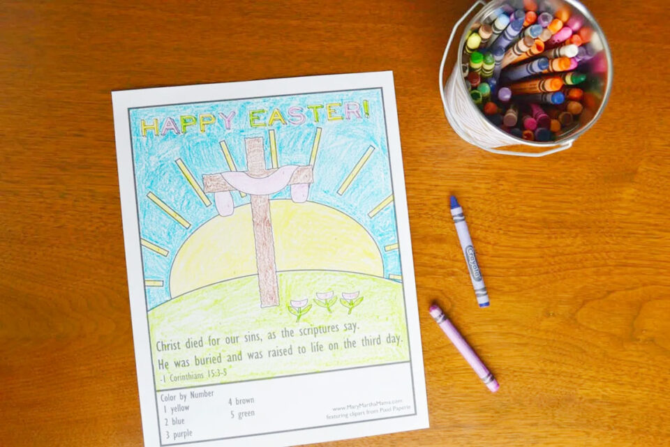 Free Easter Story Printables for Kids – Mary Martha Mama
