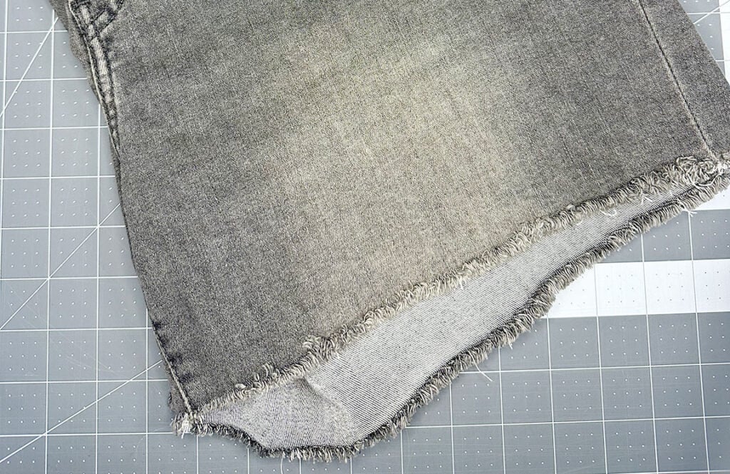 How to Keep Raw Hem Jeans from Fraying | Easy Hack – Mary Martha Mama